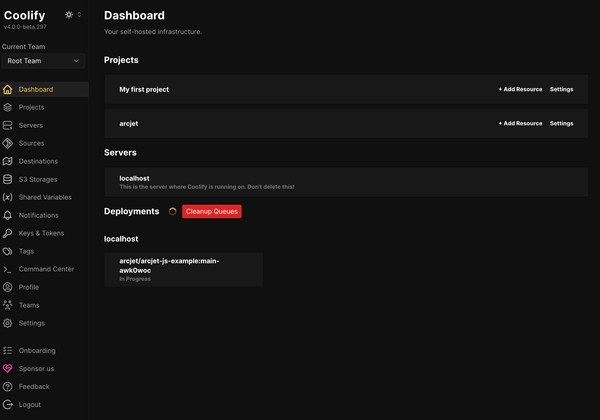 Protecting self-hosted Coolify apps with Tailscale