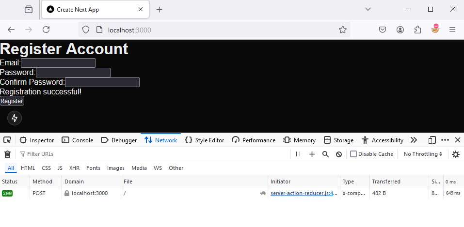 Next.js server action security